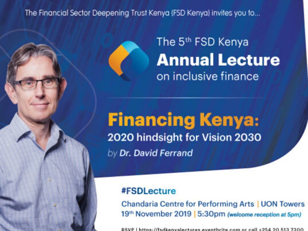 5th FSD Kenya Public annual lecture 2019 - Invite - Financial Sector ...