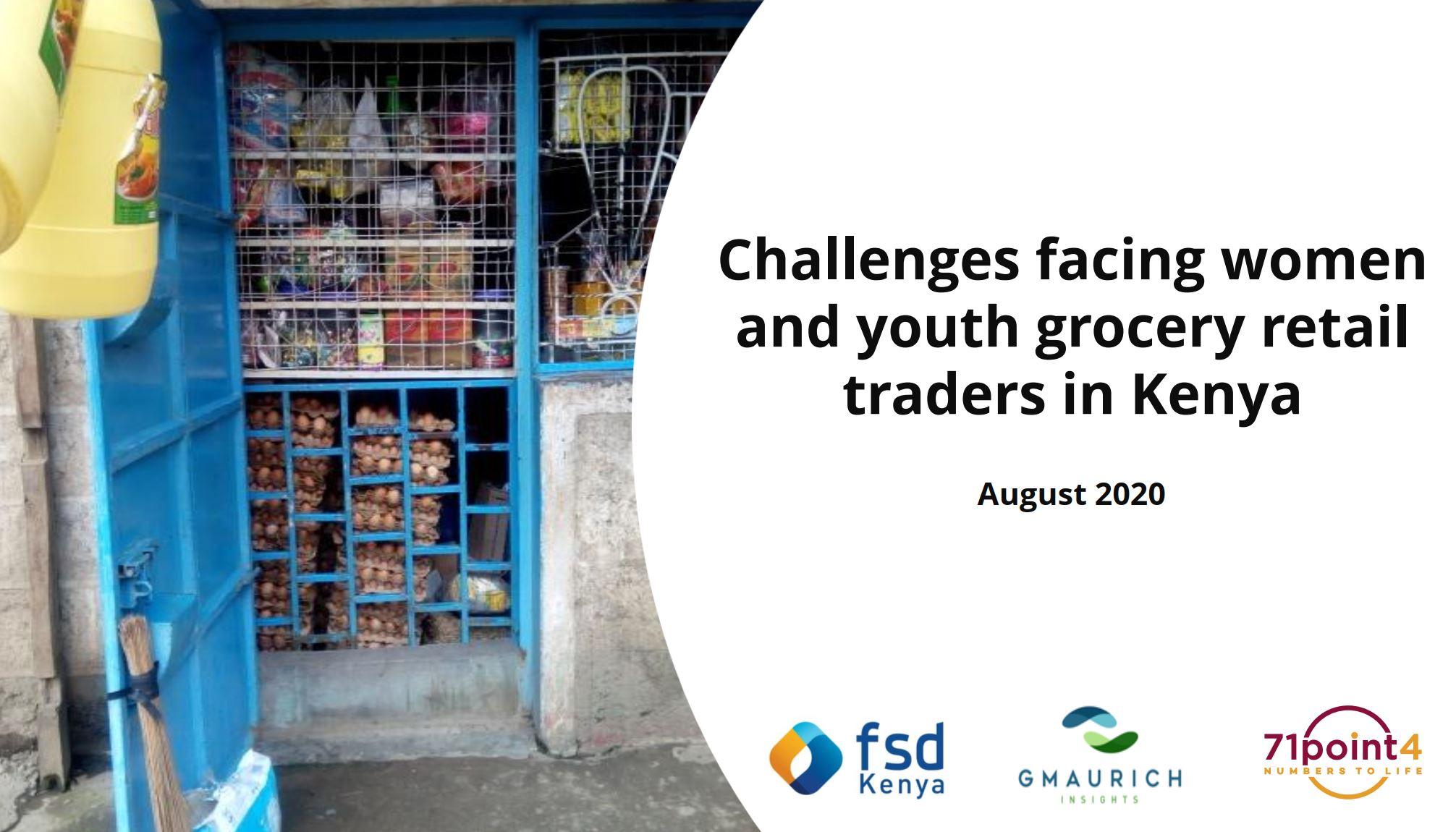 Challenges facing women and youth grocery retail traders in Kenya ...
