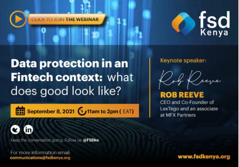 Upcoming Webinar - Data Protection in the Fintech Context - 8th ...