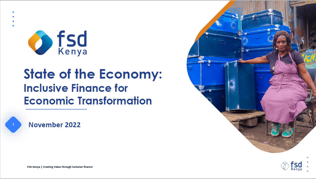 State of the Economy: Inclusive finance for economic transformation ...