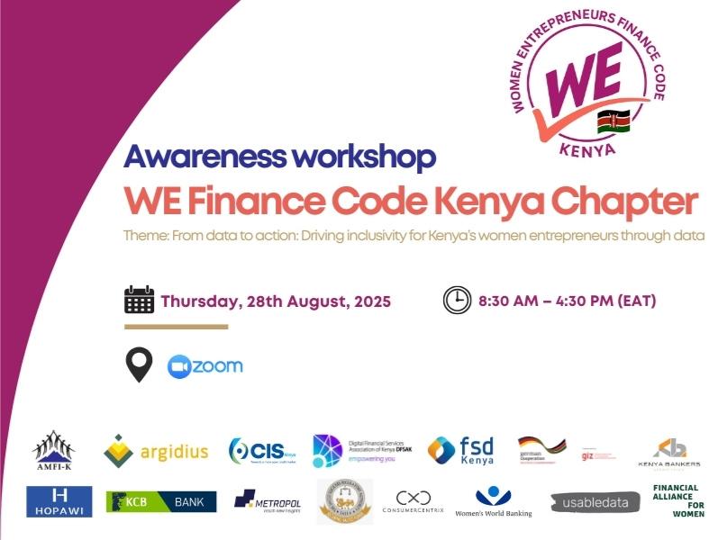 Awareness workshop - WE Finance Code Kenya Chapter - Financial Sector ...